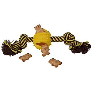 ALLUM Interactive Dog Toy Bundle – Durable Dog Chew Toys for Puppies, Medium & Large Breeds, Tug of War Dog Toys, Teething Toys for Puppies – Enrichment Dog Toys for Aggressive Chewers