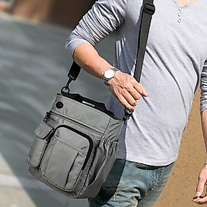 AlwaySky Crossbody Messenger Bag Business Sport Travel Multifunctional Shoulder Bag Laptop Bag Men Women