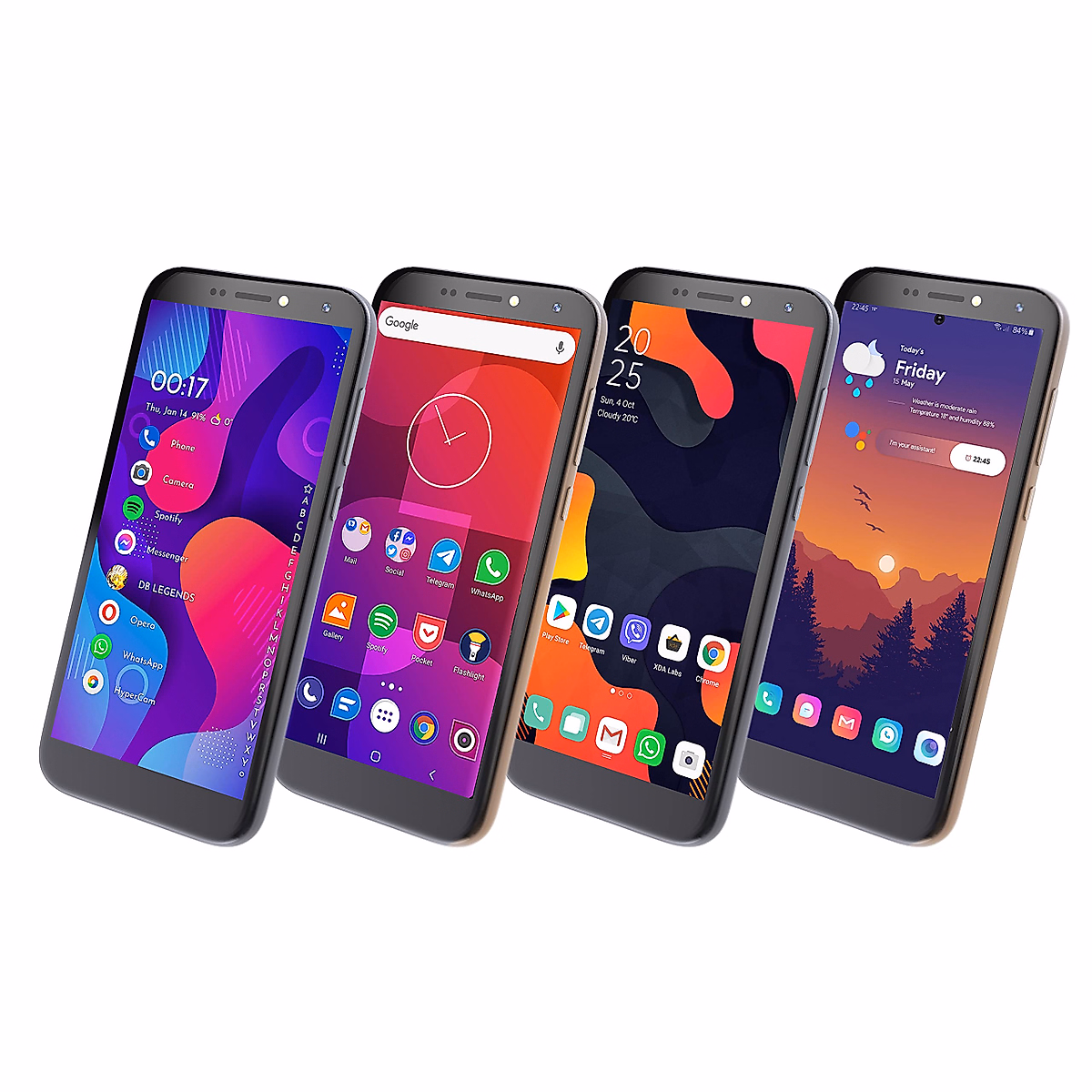 RCA Reno Pro, 5.5" HD+ Display, 32GB, 13MP Camera, Android 10, 4G LTE Unlocked Smartphone (Silver)