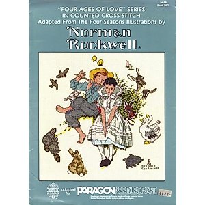Norman Rockwell - Four Ages of Love Series in Counted Cross Stitch - Book 5076
