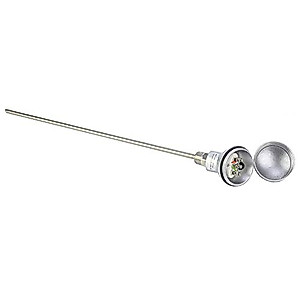 1/2" NPT Thread Thermocouple Terminal Head RTD PT100 Stainless Steel Temperature Sensor Probe (400mm)