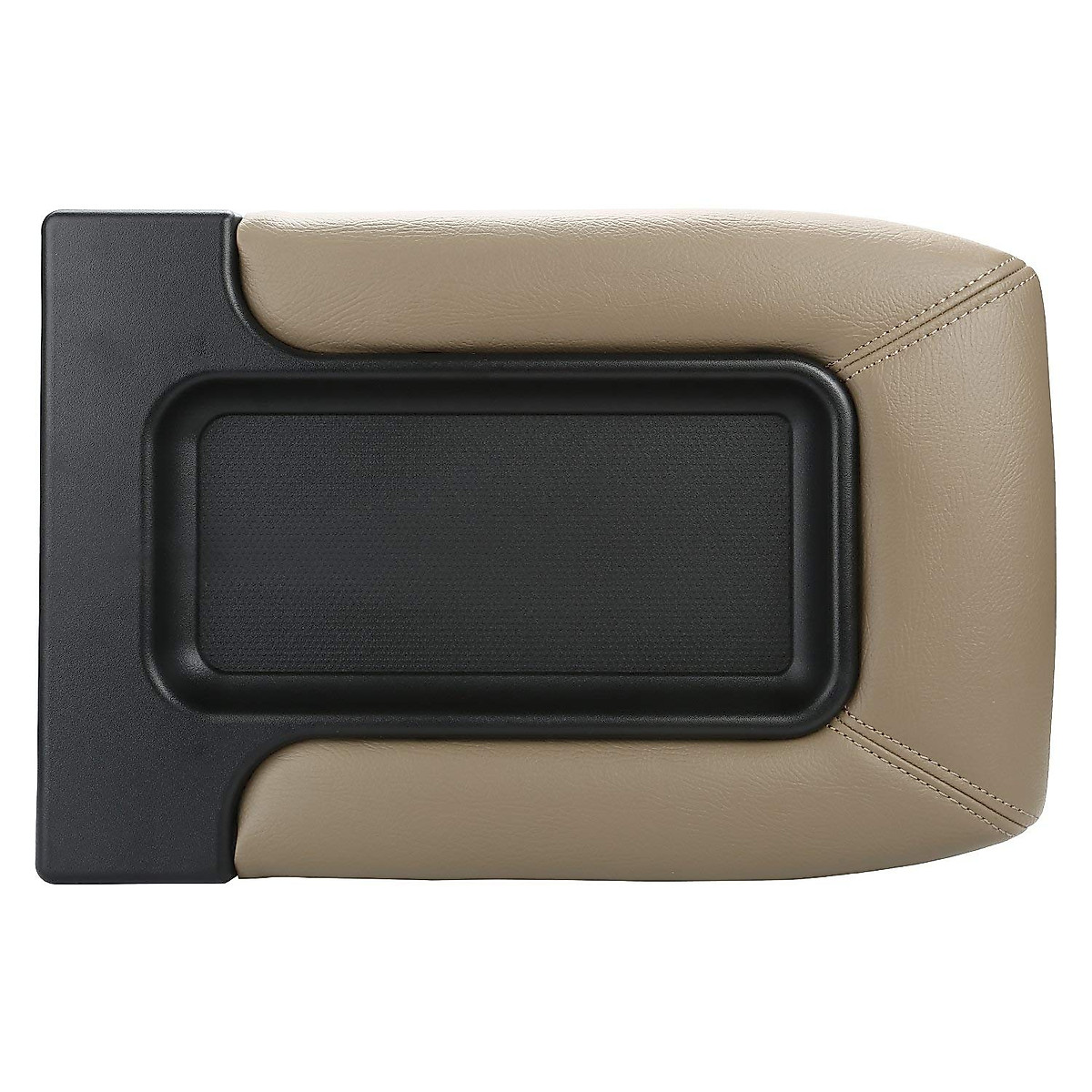 VeCarTech Center Console Lid/Cover Armrest Repair Kit Compatible with 99-07 Chevy Silverado,Tahoe,Suburban,Avalanche,GMC Sierra,Yukon,Escalade-Replaces 19127364,19127365,19127366, Dark Beige