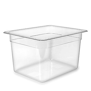 Everie Sous Vide Container 12 Quarts with Universal Collapsible Hinged Lid, Compatible with All Anova Models, Joule, Wancle, Instant Pot and Other Cookers, EVC-TY-PP