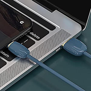 BGNTBUK 2 Cable 2m 2PCS 1m 3A Silicone Data Cable Mobile Phone Color Fast Charging Line Liquid Soft Plastic Flash Charging Cable Charger 10 Ft