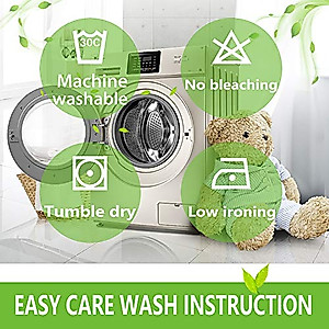 Home Brilliant White Lumbar Pillow Cover 12x20 Chenille Plush Velvet Oblong Decorative Throw Pillow Covers Pillowcases for Bed Couch Sofa, Set of 2, 12 x 20 inches(30x50cm), Cream Mix Black