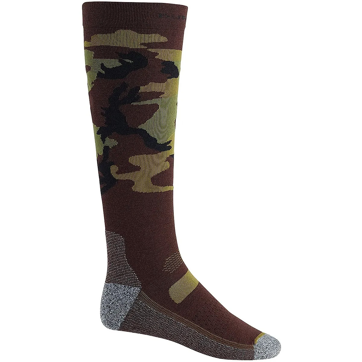Burton Mens Performance Ultralight Sock, Camo, Large