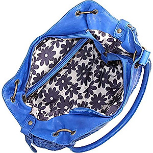 Caroline Leather Satchel (Black)