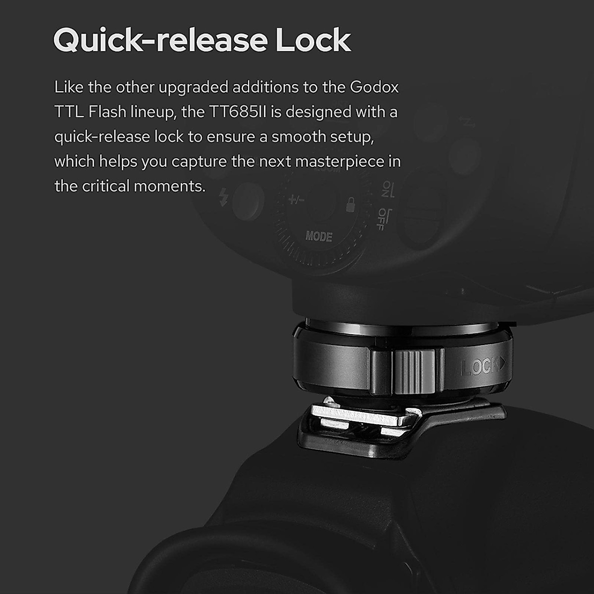 Godox Camera Flash Speedlight for Canon TT685IIC TT685II-C 2.4G Wireless HSS GN60 Flash Compatible with Canon Digital Cameras 6D 7D 50D 60D 500D 550D 600D 650D 1000D 1100D 1DX 580EX II 5D Mark II III