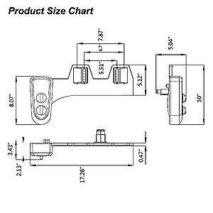 Bidet Toilet Seat Attachment, Self - Cleaning Nozzle, Dual Nozzle Adjustable Water Pressure Cold Water Toilet Bidet Nozzle Non Electric (9/16)