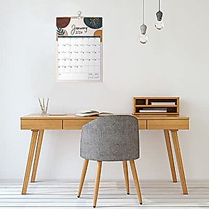 Calendar 2023-2024 - Aug. 2023 - Dec. 2024, 2023-2024 wall calendar with 18 Months, 17" x 12", Twin-Wire Binding + Hanging Hook + Large Blocks with Julian Dates, 2023-2024 Calendar for Organizing - Colorful Lump