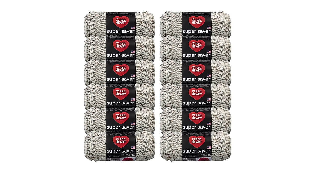 Red Heart Aran Fleck Super Saver Yarn 12/Pk 12 Pack — 🛍️ The Retail Market