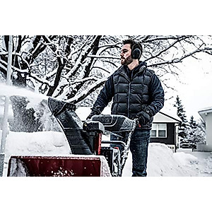 3M WorkTunes Connect + Gel Ear Cushions Hearing Protector with Bluetooth Wireless Technology, NRR 23 dB, Hearing protection for Mowing, Snowblowing, Construction, and Work Shops,Black