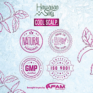Hawaiian Silky Cool Scalp Leave-In Conditioner Cream, 16 fl oz - Locks in Moisture - Anti-Breakage - Repairs Dry & Damaged Hair