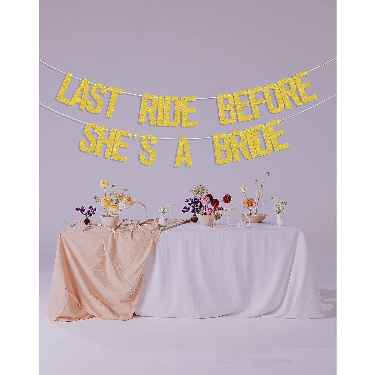 Last Ride Before She's a Bride Banner Gold Glitter, Western Bachelorette Party Decorations, Nashville Bachelorette Party Banner, Cowgirl Bride Banner, Western Cowgirl Bachelorette Party Decorations