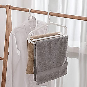 3 Layer Foldable Magic Hangers Thicken Durable Non-Slip Magic Hangers for Bedspreads Tablecloths Linens