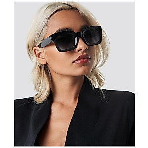 GFUIARA Trendy Square Sunglasses for Men Women Fashion Thick Rectangle Sun Glasses UV Protection Shades Designer Style