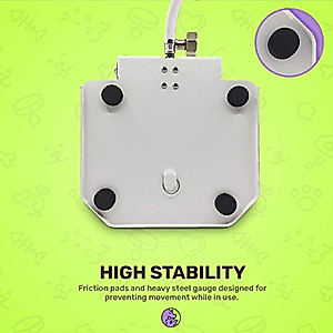 Dog Water Dispenser Pet Fountain - Upgraded 2022 Easy Paw Activated Dog Steps Eco-Friendly Pet Water Fountain with New Durable Leak-Proof Dog Bowl Hose Fresh Water Funny Dog Toys Keep Pets Cool