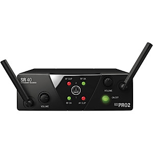 AKG Pro Audio Wireless Microphone System, Black (MINI2VOC-US25A/C)