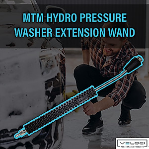 MTM Hydro Pressure Washer 20” Extension Wand Kit, High Pressure Sprayer 4100 PSI for Car Wash and Detailing, Pressure Washer Accessories for Foam Cannon