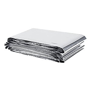 QLGCJ High Silver Reflective Mylar Film, Garden Greenhouse Covering Foil Sheets Effectively Increase Plants Growth, 120x210cm