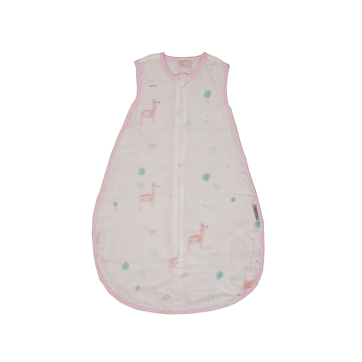 NATUZ Baby Sleep Sack Cotton Muslin Lightweight Summer Toddler Essential Sleeping Bag Soft Baby Wearable Blanket Toddler 3T Sleep Swaddle Sacks Kids Nursery Sleeping Bag 18-24 months 0.5 Tog Girl