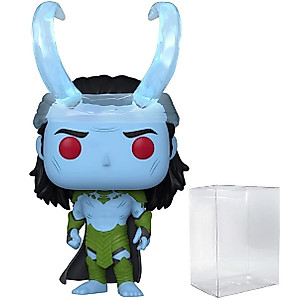 POP Marvel: What If? - Frost Giant Loki Funko Vinyl Figure (Bundled with Compatible Box Protector Case)