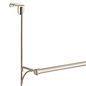 Franklin Brass Over The Door Triple Towel Rack with Hooks, Satin Nickel -bathroom Towel Holder, -bathroom Accessories, 193153-FN 18.66 x 8.27 x 24.57 Inches