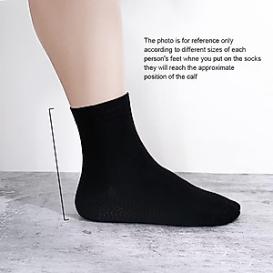 Ten Star Material Bamboo Low Quarter Thin Ankle Sock for Men and Women Anti Odor Natural Breathable Comfortable Socks 6 Pairs