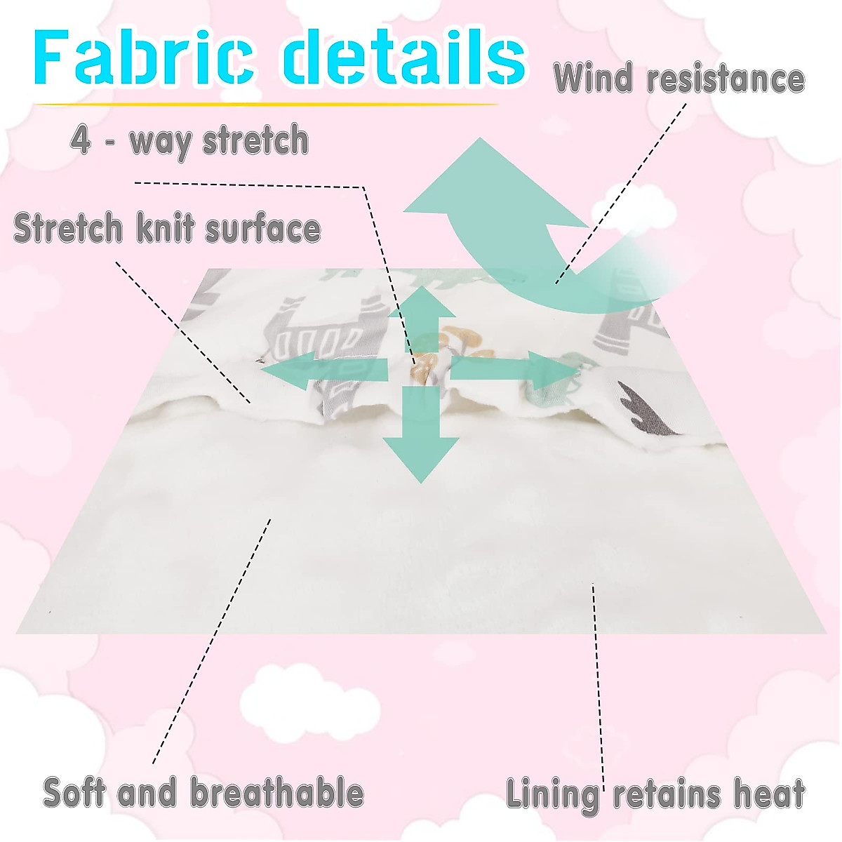 Baby Car Seat Canopy, Breathable Car Seat Covers for Boys Girls with 3D Minky, Thick Infant Car Canopy for Spring Summer Autumn Winter, Kick-Proof Universal Fit, Snug Warm (Animal B)