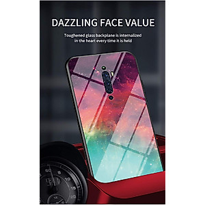 IVY Tempered Glass Starry Sky Case for Oppo Reno2 Z Case - C