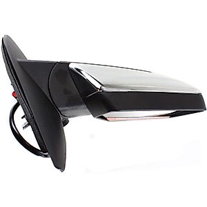Kool-Vue Mirror Compatible with 2009-2010 Ford Expedition/Lincoln Navigator Power Power Folding Heated with Memory Signal and Pdl Light Chrome Passenger Side