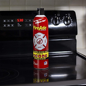 FireAde Personal Firefighting Extinguisher Foam Aerosol for Outdoor and Indoor Use, 16 Ounces