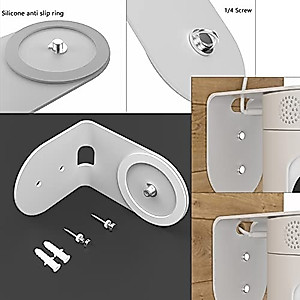 Teccle Metal Wall Mount for Eufy Security Solo IndoorCam P24, Provide Better Viewing Angles