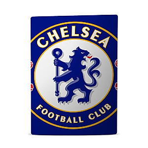 Head Case Designs Officially Licensed Chelsea Football Club Oversize Art Vinyl Faceplate Sticker Gaming Skin Decal Compatible With Sony PlayStation 5 PS5 Disc Edition Console & DualSense Controller