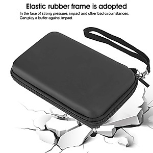 Shanrya Game Consoles Storage Bag Storage Bag Used to Store Convenient to Carry for 3DS LL Office Home 3DS(black)