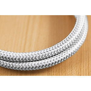 GE Power Strip Surge Protector, 6 Outlets, Flat Plug, 2ft Power Cord, Wall Mount, White, 40532 & Designer 1 Ft. Power Strip, 3 Grounded Outlets, Flat Plug, Mini Cord, Premium, White, 45190