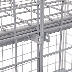 Global Industrial Wire Mesh Security Cage, 48 x 24 x 48