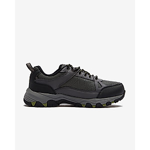Skechers USA Men's Men's Selmen-Cormack Waterproof Low Profile Water Proof Lace Up with Cap Toe Oxford, Char, 13