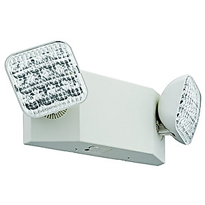Lithonia Lighting EU2 LED 2-Light White LED Emergency Fixture with 90 Minute Back Up