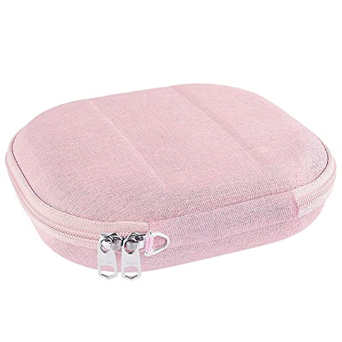 Geekria NOVA Shield Headphones Case Compatible with AKG Y50BT, Y50BTBLK, Y400 Wireless, Y45BT Wireless, N60NC, Y500 Case, Replacement Hard Shell Travel Carrying Bag with Cable Storage (Pink)