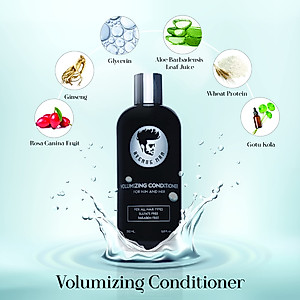 Avenue Man Volumizing Conditioner (12 Fl Oz) - Hair Products For Men - Volumizing and Hydrating Conditioner with Herbal Extracts
