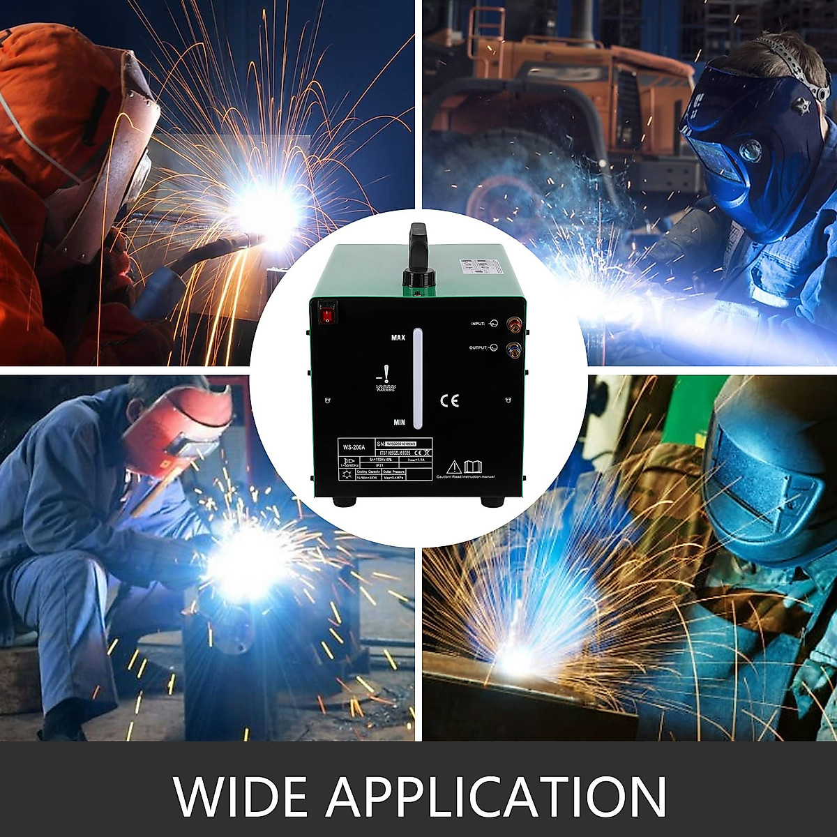 Taishi Tig Cooler,TIG MIG Welder Torch Water Cooling system,20L Water Tank Capacity Cooled Tig Torch 370W, 110V Universal Usage Cooling Torch