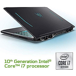 Acer Predator Helios 300 Gaming Laptop, i7-10750H, 15.6" FHD 144Hz IPS Display, WiFi 6, RGB Backlit Keyboard, HD Webcam, USB-C, HDMI, NVIDIA GeForce RTX 2060 6GB, Win 10 (32GB RAM | 1TB PCIe SSD)