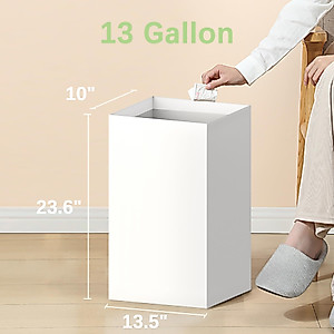 13 Gallon Disposable Trash Cans, 4 Pack, Reusable Portable Garbage Can, Disposable Trash Cans for Parties, Pop Up Trash Cans for Parties, Suitable for Parties, Weddings, Birthdays, Picnics, Trips