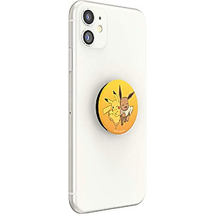 PopSockets PopGrip: Swappable Grip for Phones & Tablets - Pokemon - Eevee & Pikachu
