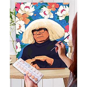 eniref Paint by Numbers for Adults Beginners, DIY Paint by Numbers for Kids Acrylic Paint Drawing Paintwork with Paintbrushes Always Sunny in Philadelphia Merch Fun Wall Decor 16X20inch