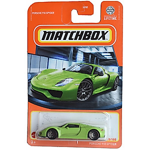 Matchbox Porsche 918 Spyder, Green 45/100, HVL61