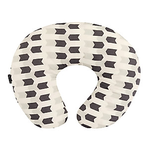 Dream On Me Beeboo Nursing Pillow and Positioner, Breastfeeding and Bottlefeeding Pillow, Removable and Washable Pillow Cover, Soft and Breathable Fabric, Fawn Brown