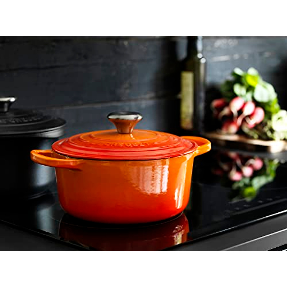 Le Creuset Enameled Cast Iron Signature Round Dutch Oven, 3.5 qt. , Flame