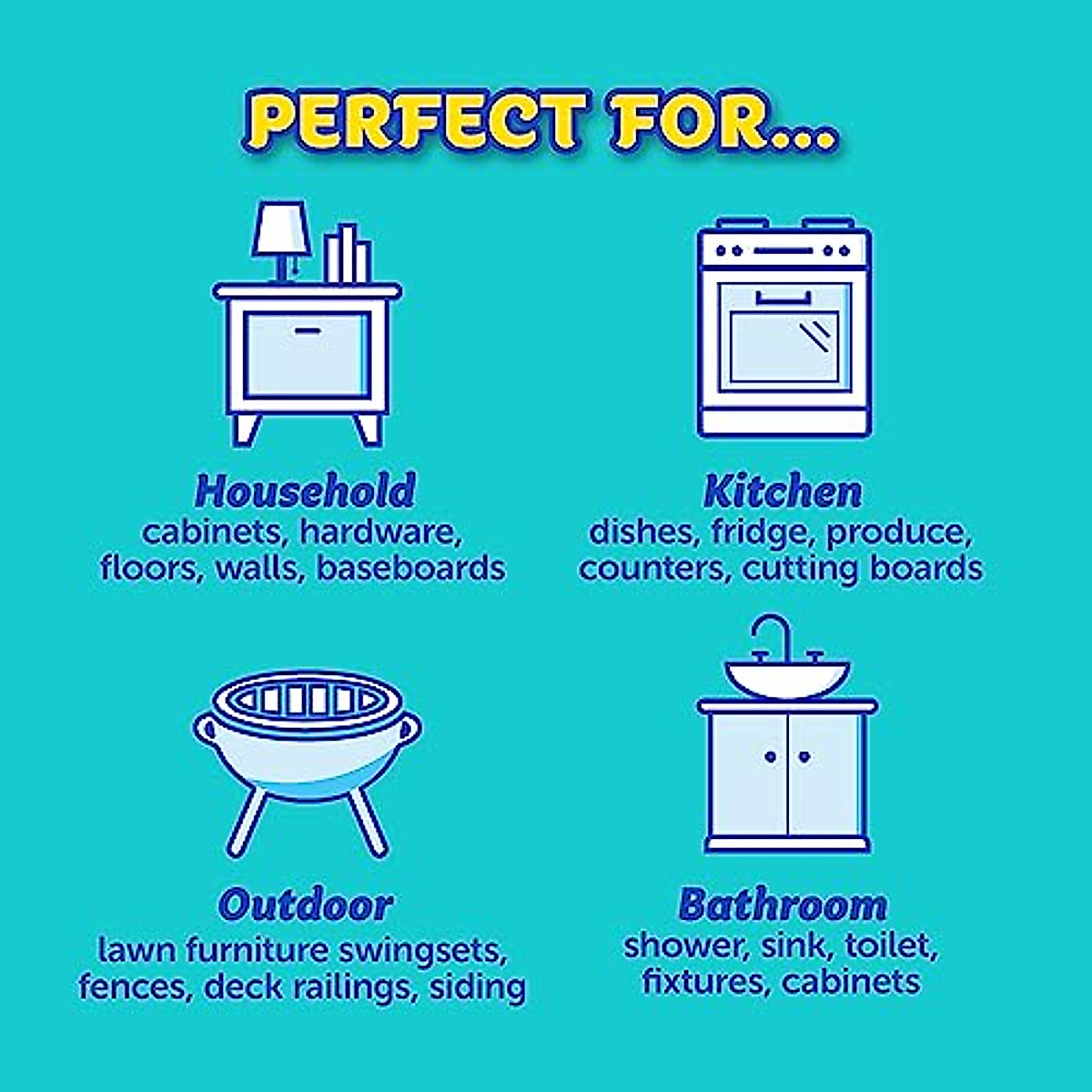 Scrub Daddy Scrub Mommy, Daddy Caddy + Cif All Purpose Cleaner - Scratch-Free, Dual-Sided Kitchen + Bathroom Scrubber + Multipurpose Cleaning Cream - Cleaning Supplies Kit for Multiple Surfaces